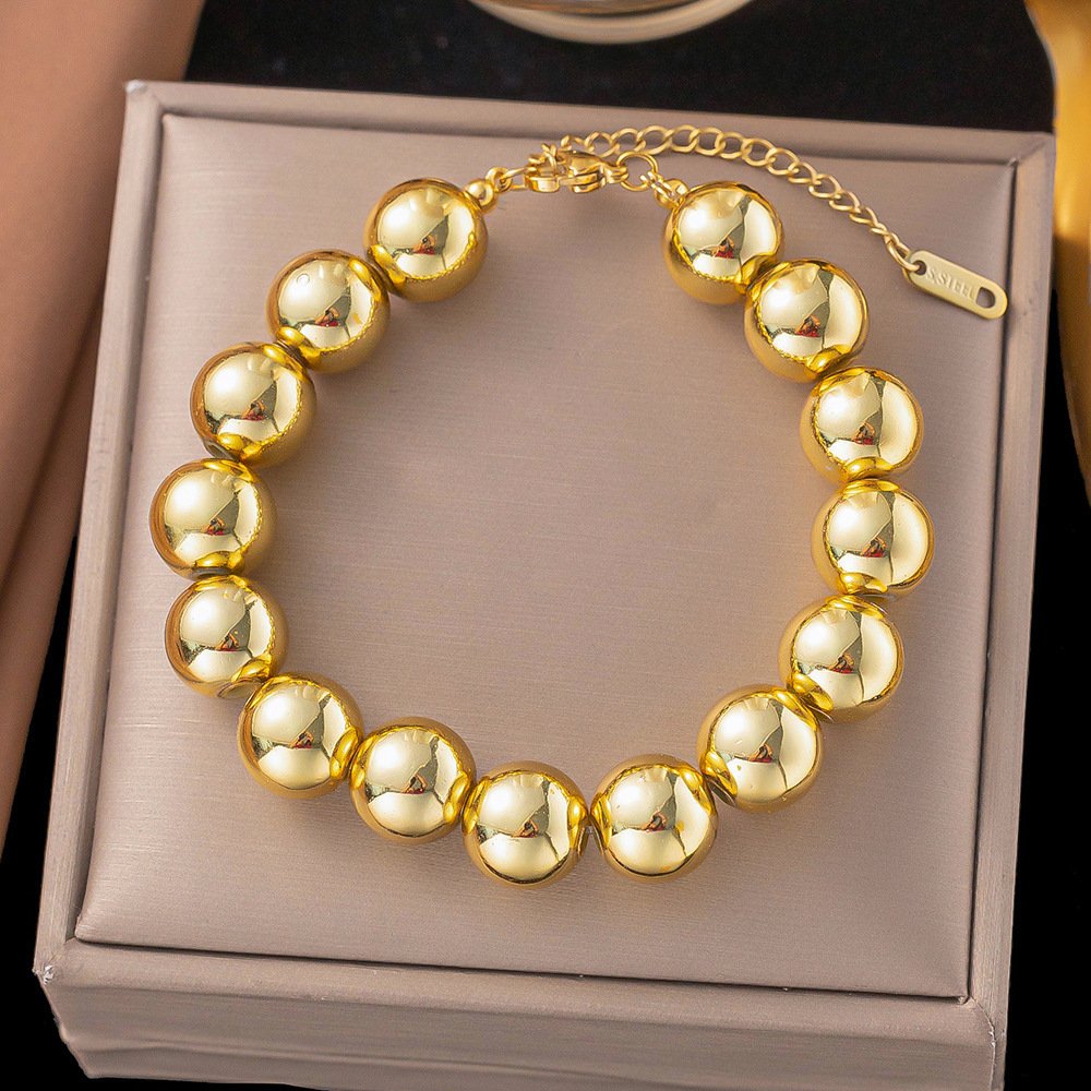 Chunky Heavy Weight Beads Bracelet – CLARA